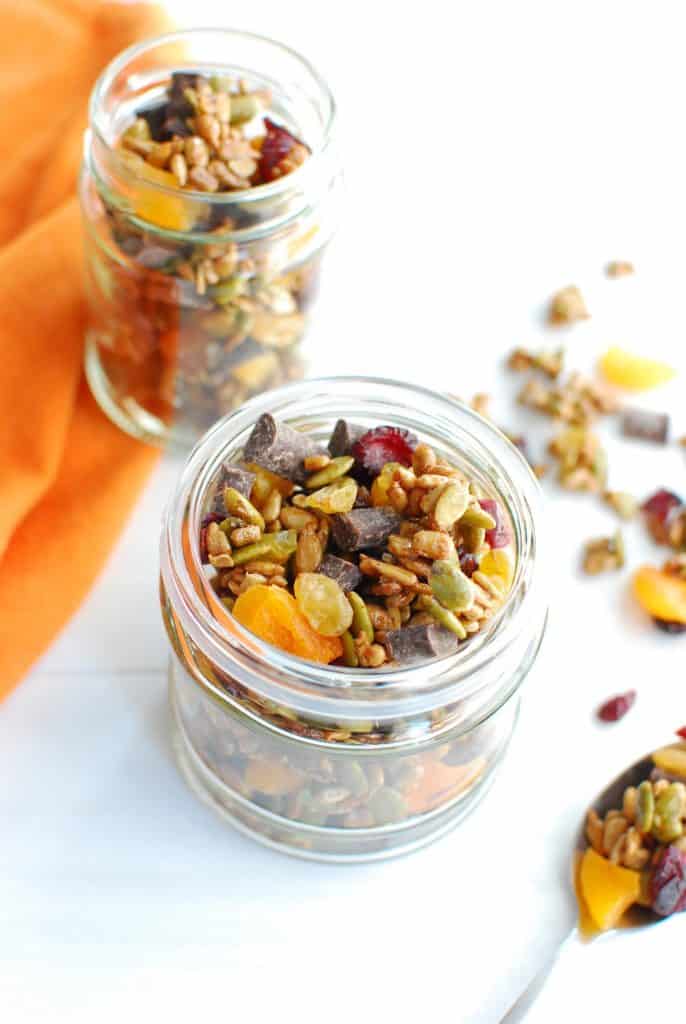 Maple Glazed Nut-Free Trail Mix (Dairy Free, Gluten Free, Vegan)
