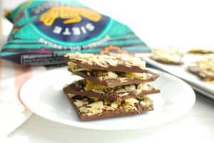 Dark Chocolate Potato Chip Bark (Dairy Free) - Dairy Free for Baby