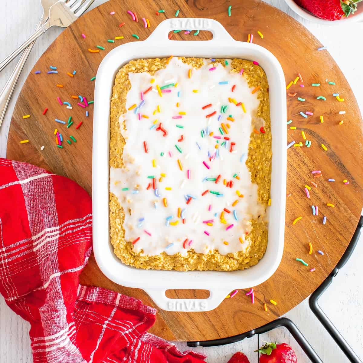 Dairy Free "Pop Tart" Baked Oats - Dairy Free for Baby