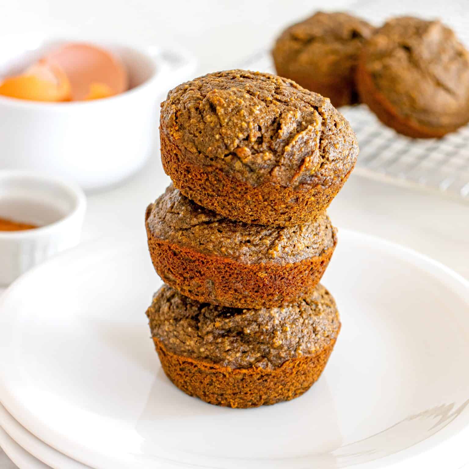 Pumpkin Buckwheat Muffins - Dairy Free for Baby