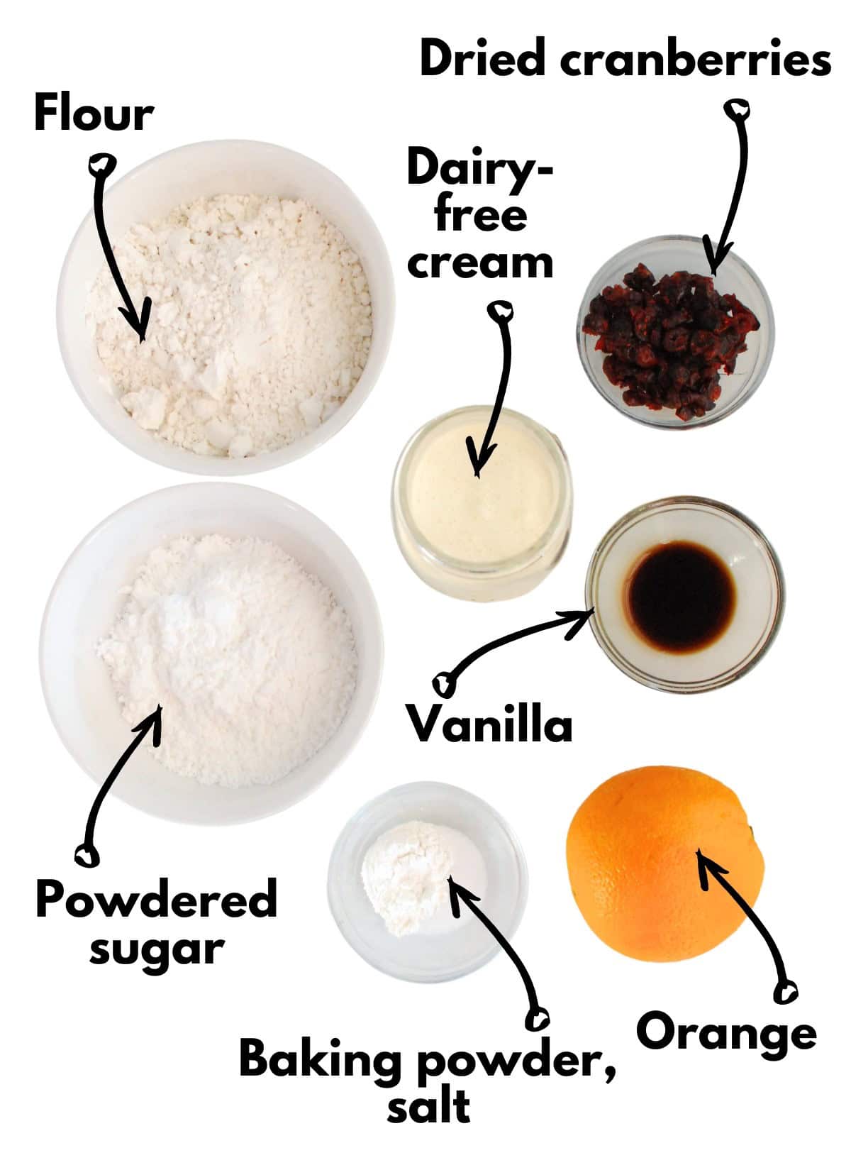 Dairy Free Cranberry Orange Scones - Dairy Free for Baby