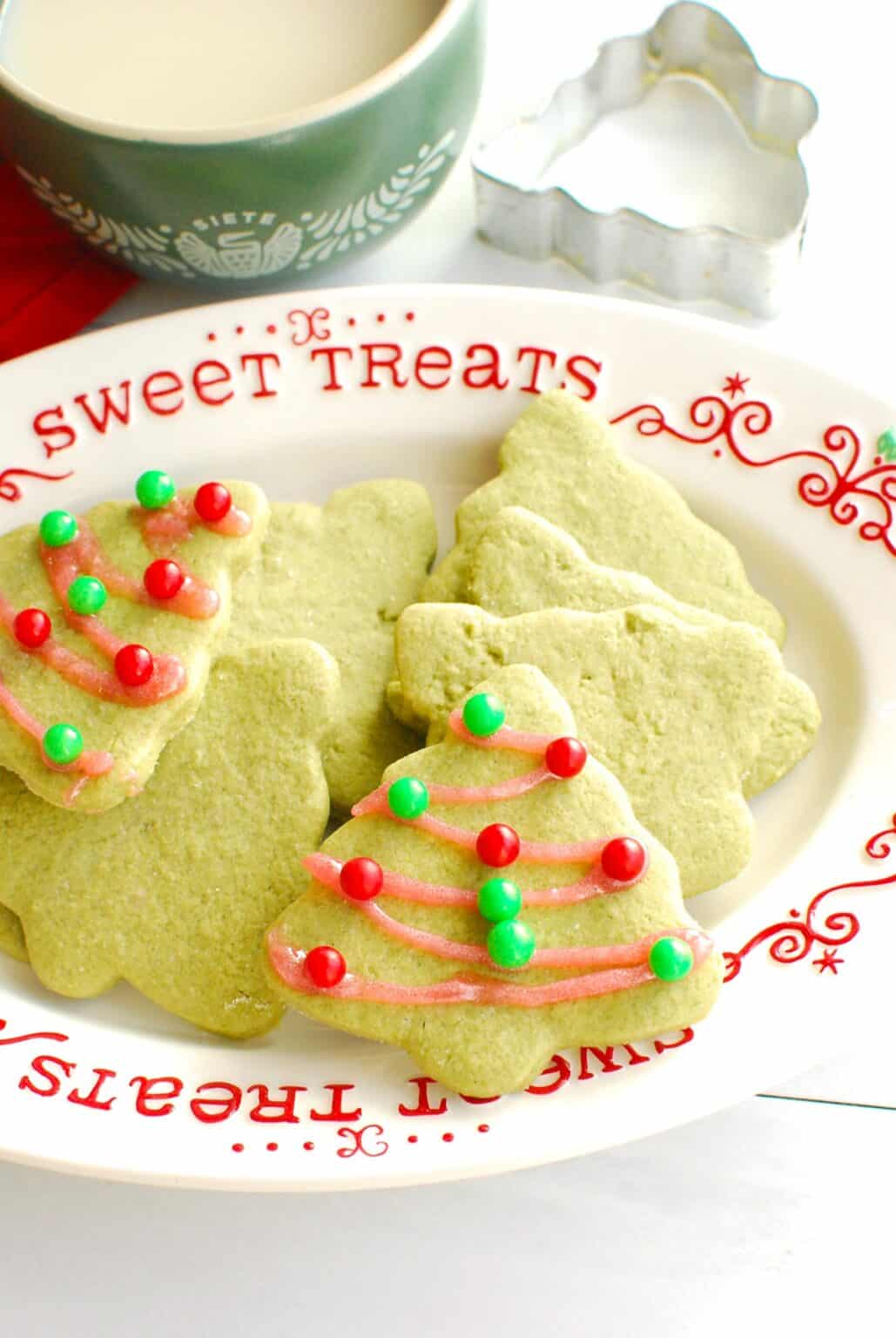 Matcha Christmas Cookies - Dairy Free for Baby