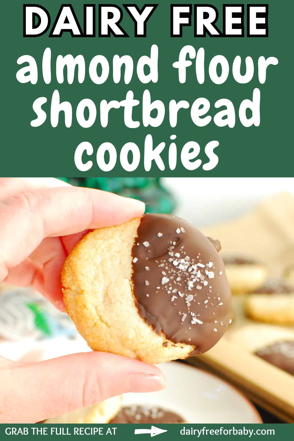 Dairy Free Almond Flour Shortbread Cookies - Dairy Free for Baby