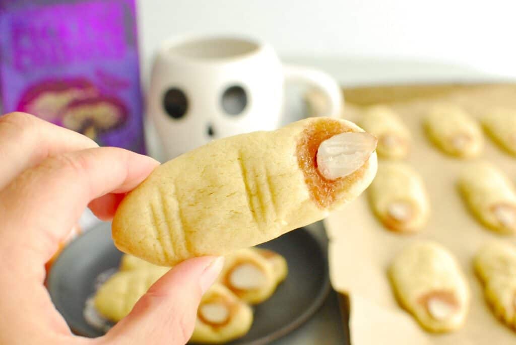 Halloween Finger Cookies (Made with Olive Oil)
